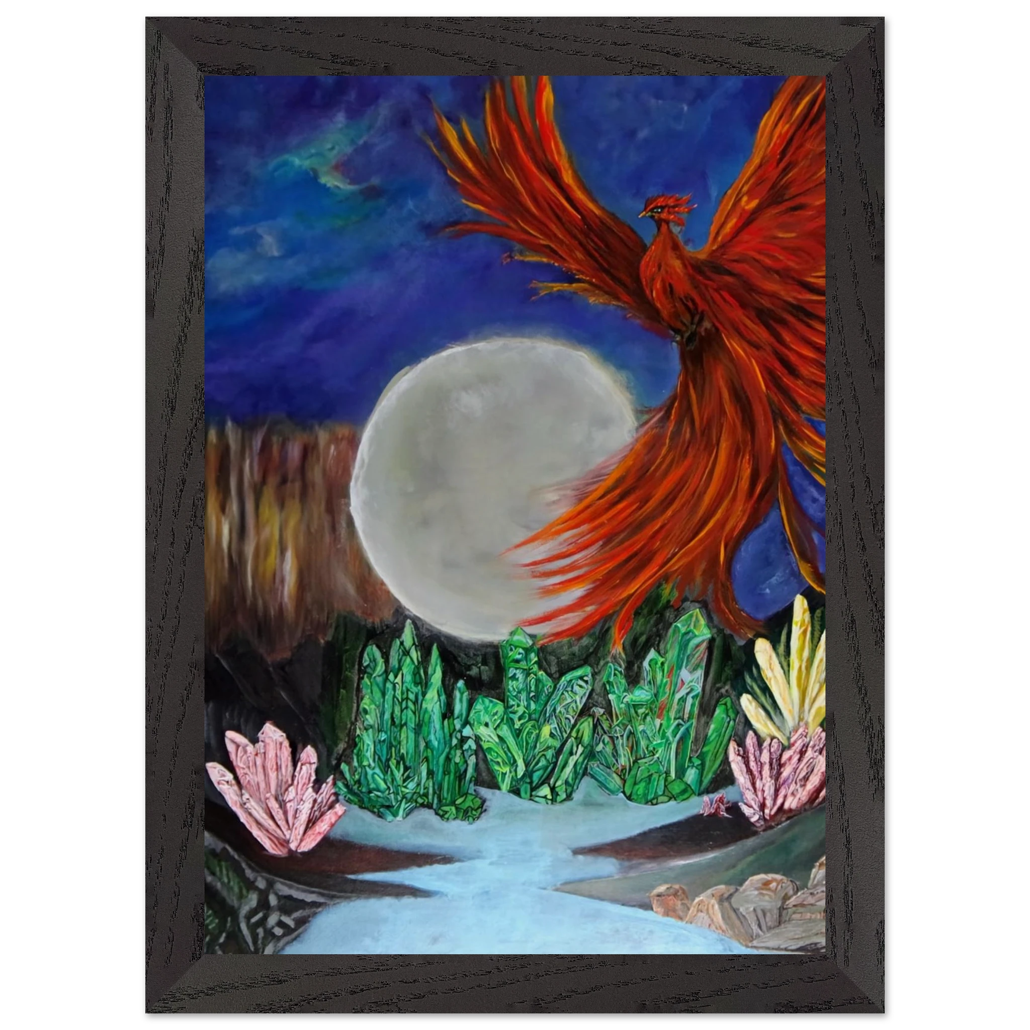 Rise of the Phoenix Midnight Ascension - Rebirth Wall Art - Pathfinder Art